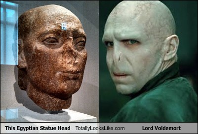 This Egyptian Statue Head Totally Looks Like Lord Voldemort - Totally ...
