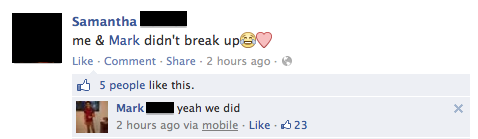 Failbook - breakups - Funny Facebook Fails - Failing On Facebook ...
