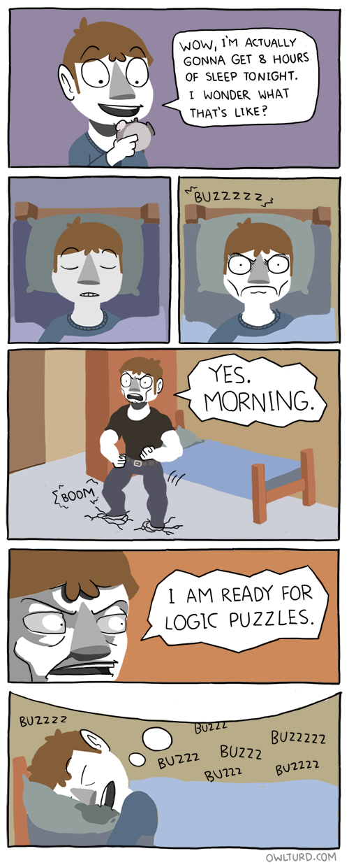 After 8 Hours of Sleep - Web Comics - 4koma comic strip, webcomics, web ...