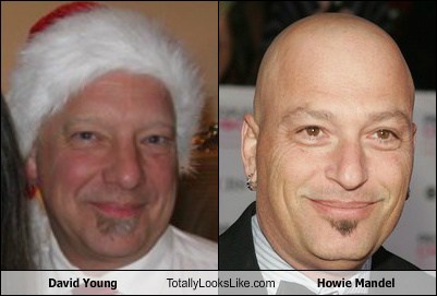 David Young Totally Looks Like Howie Mandel - Totally Looks Like