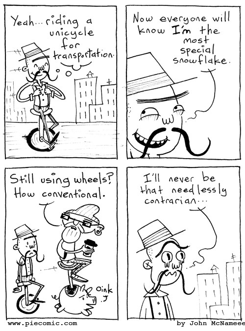 Unicycles - Web Comics - 4koma comic strip, webcomics, web comics