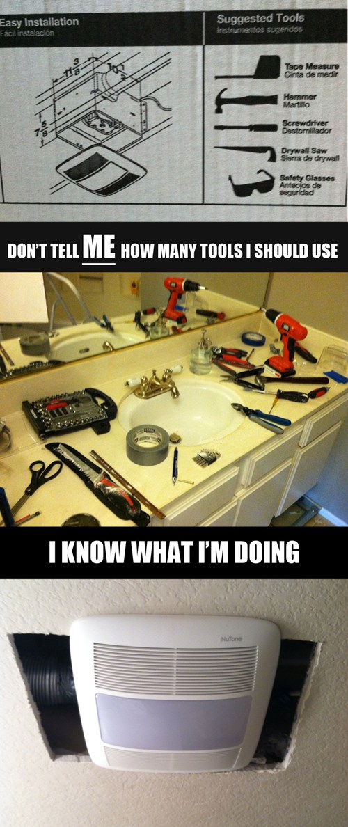 It'll Be Easy, They Said... - There, I Fixed It - white trash repairs