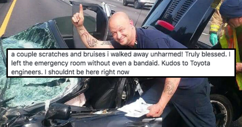 Incredibly Lucky Dude Survives Insane Crash with Just Scratches - FAIL ...