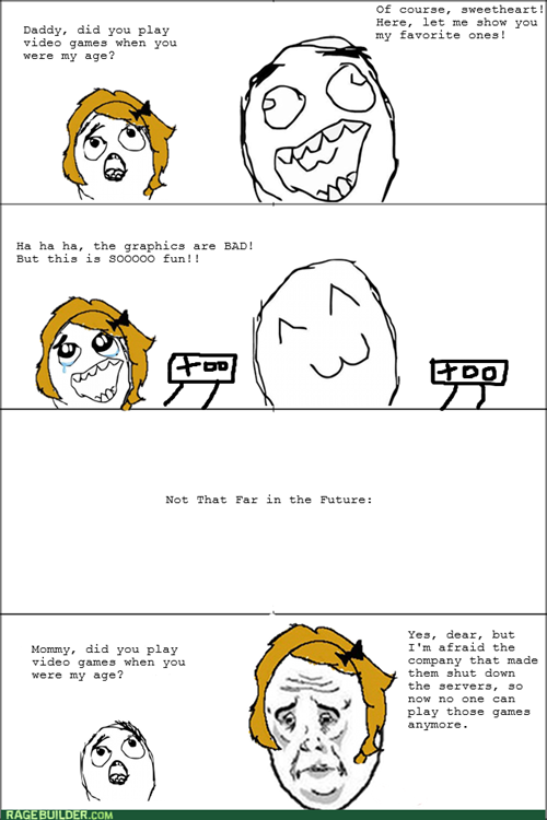 A Tragic Truth About Online Games - Rage Comics - rage comics