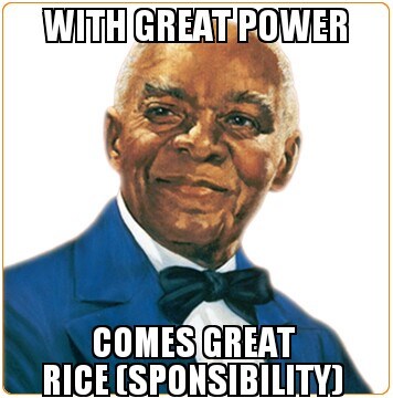 Spiderman Uncle Ben Rice Meme