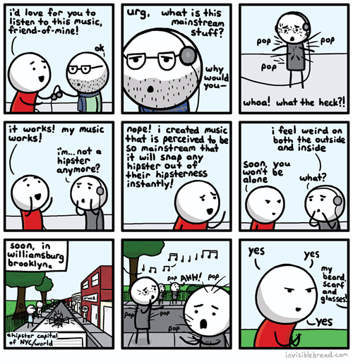 Life Changing Music - Web Comics - 4koma comic strip, webcomics, web comics