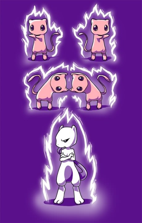 Mew Mewtwo Mewthree Mewfour