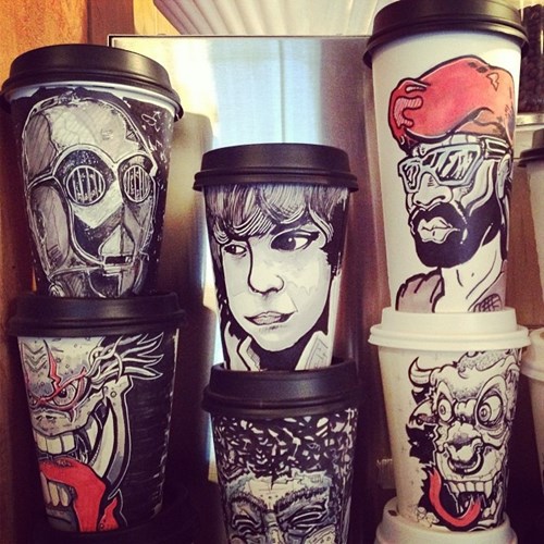 These Amazing Coffee Cup Portraits Are Being Sold for Charity! - WIN ...
