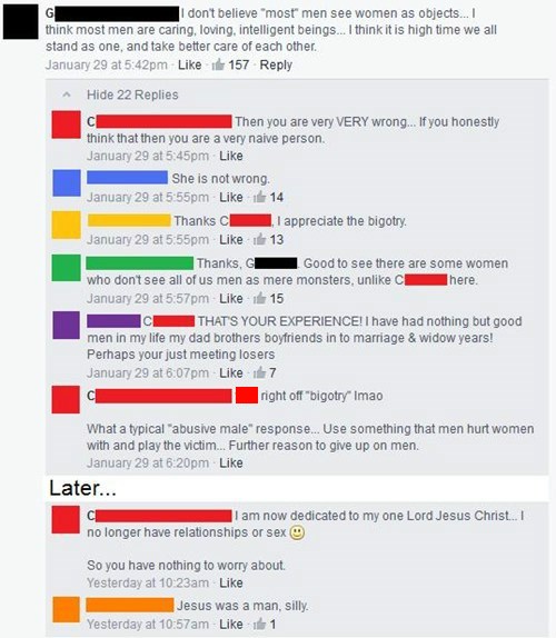 Dedicated to Jesus, and Convoluted Facebook Arguments - Failbook ...