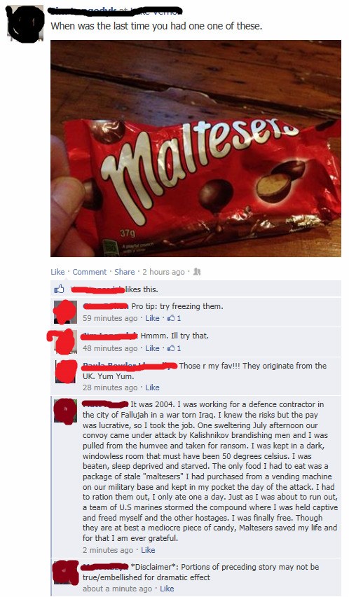Post-Traumatic Candy Disorder - Failbook - Failing On Facebook