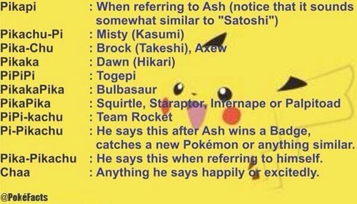 How to Speak Like Pikachu - Pokémemes - Pokémon, Pokémon GO