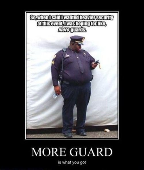 Now That's a Lot of Guard - Very Demotivational - Demotivational ...