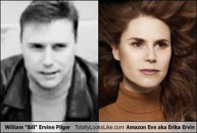 William "Bill" Ervine Pilger Totally Looks Like Amazon Eve aka Erika Ervin - Cheezburger