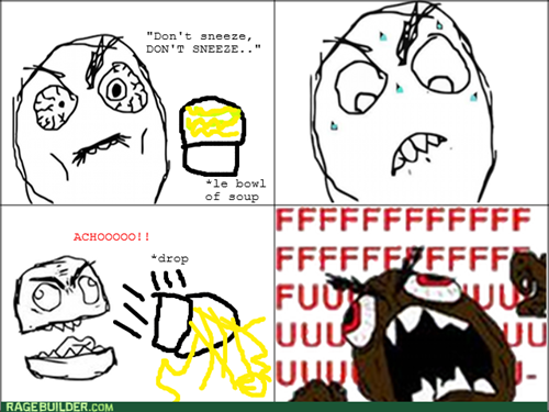 Sneezing Rage - Rage Comics - rage comics