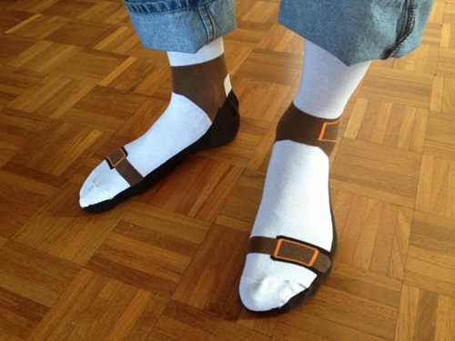 Wear With Sandals For Maximum Effect - Poorly Dressed - fashion fail