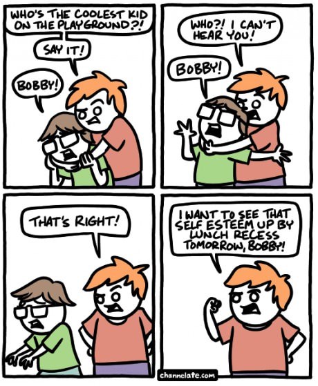 Bullying Issues - Web Comics - 4koma comic strip, webcomics, web comics