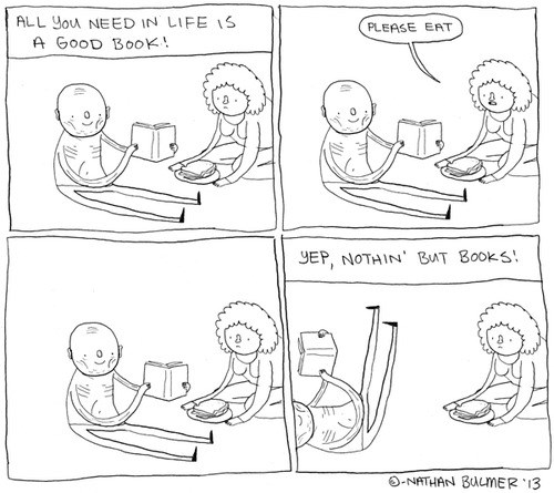 All You Need in Life is a Good Book - Web Comics - 4koma comic strip ...