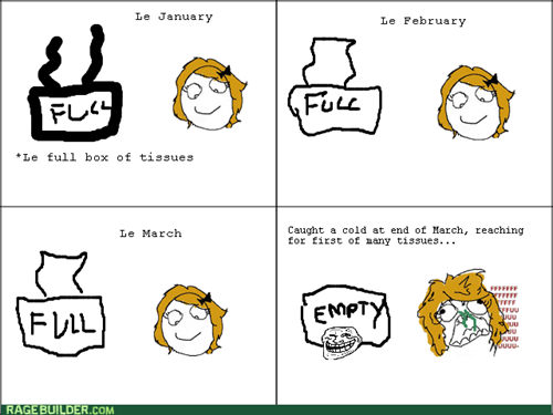 Who Uses All the Tissues? - Rage Comics - rage comics
