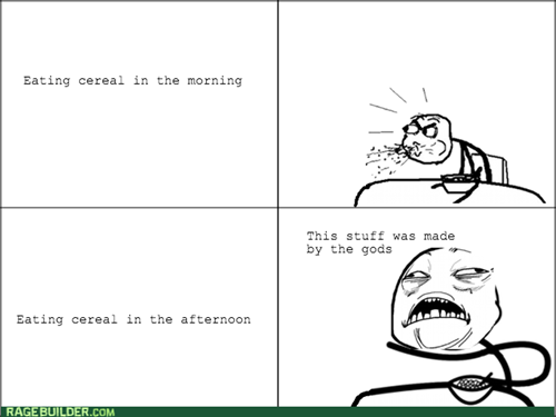 Rage Comics - cereal guy - Rage Comics - rage comics - Cheezburger