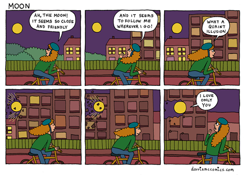 The Moon - Web Comics - 4koma comic strip, webcomics, web comics