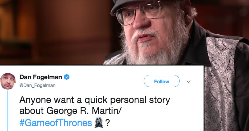 A Game Of Thrones Fan's Quick Heartfelt Story About George R.R. Martin ...