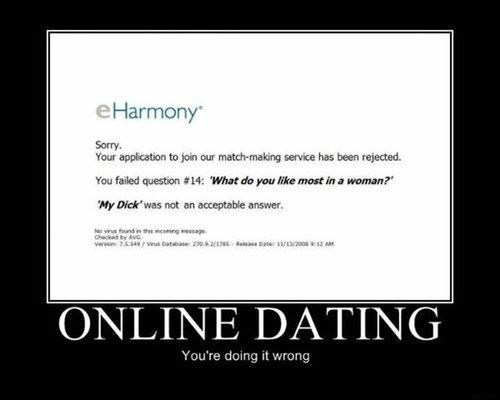 Dating Fails - eharmony - Dating FAILs & WINs | Funny Memes - dating ...