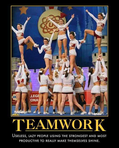 Very Demotivational - teamwork - Very Demotivational Posters - Start ...