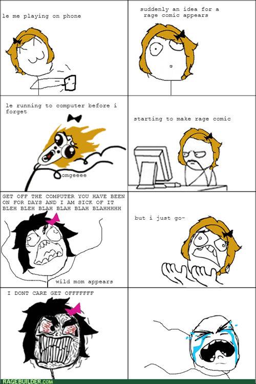 Moms Have the Worst Timing - Rage Comics - rage comics