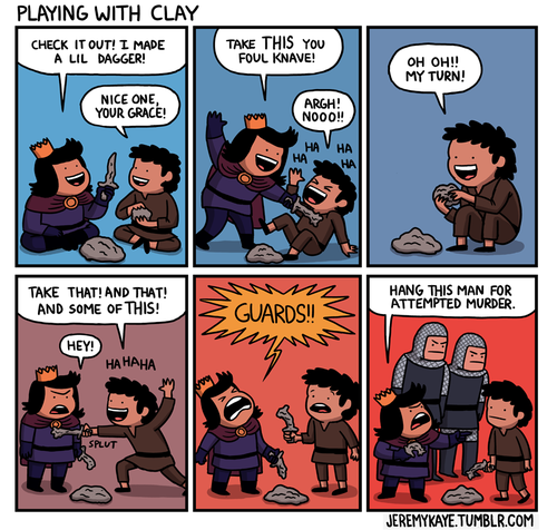 Playing With Clay - Web Comics - 4koma comic strip, webcomics, web comics