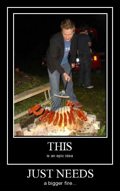 Always Get a Bigger Fire - Very Demotivational - Demotivational Posters ...