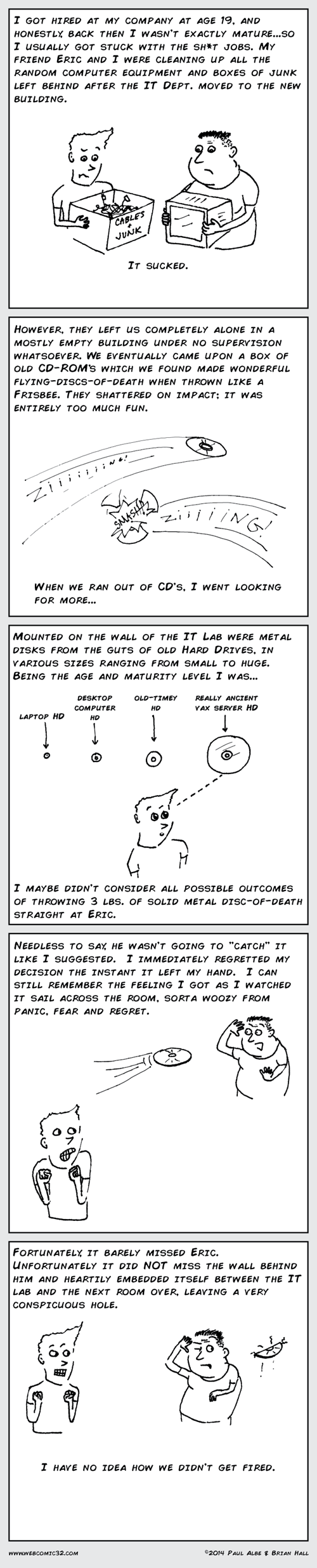 Discs of Death - Web Comics - 4koma comic strip, webcomics, web comics