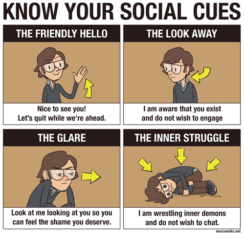 Know Your Social Cues - Web Comics - 4koma comic strip, webcomics, web ...