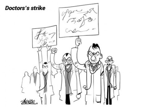 Doctor's Strike - Web Comics - 4koma comic strip, webcomics, web comics