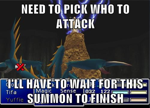 Everyone's Invisible During a Summon - Video Games - video game memes ...