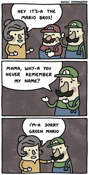 Web Comics - Super Mario bros - 4koma comic strip, webcomics, web ...