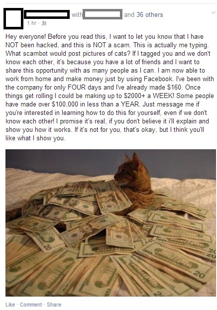 Failbook - scam - Funny Facebook Fails - Failing On Facebook - Cheezburger