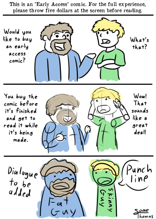 Early Access Comic - Web Comics - 4koma comic strip, webcomics, web comics