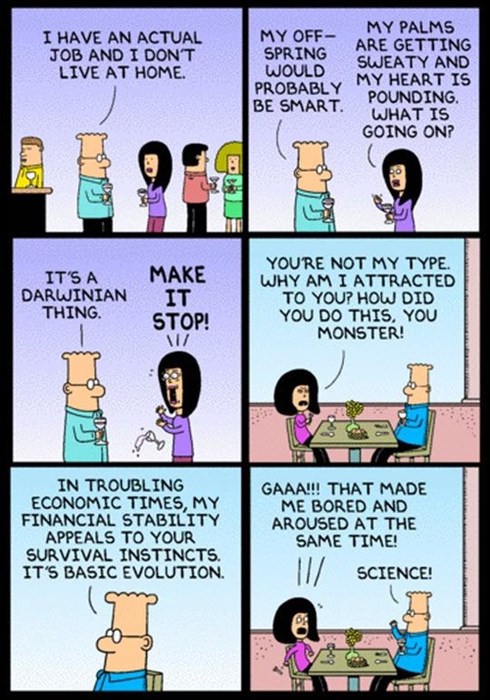 Dilbert Can Sweet Talk the Ladies - Dating Fails - dating memes, dating ...