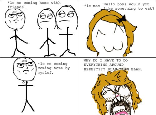 Never Come Home Alone - Rage Comics - rage comics