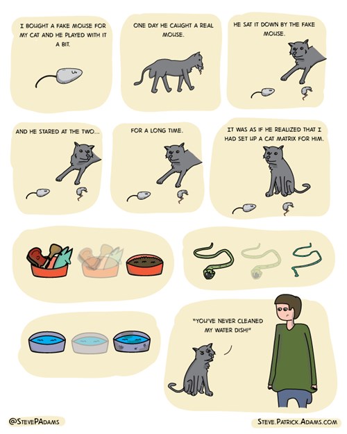 The Cat Matrix - Web Comics - 4koma comic strip, webcomics, web comics