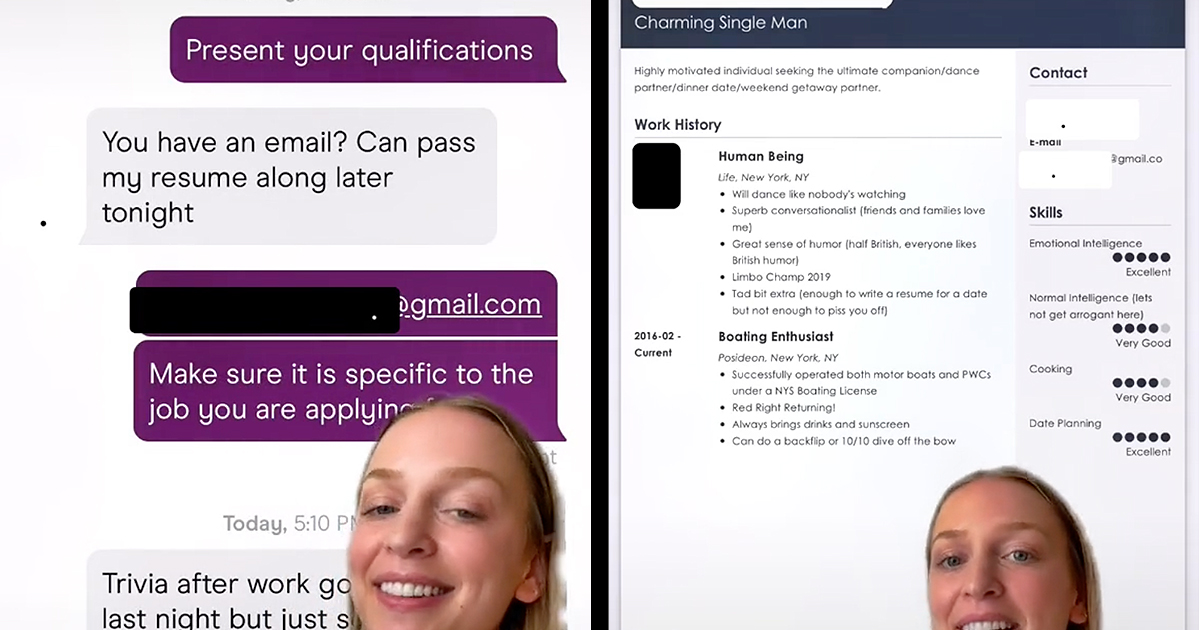 Man on Hinge Provides "Dating Resume" to a Match, Lands an Interview ...