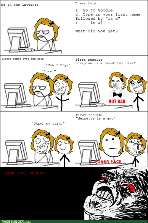 Google Hates Me - Rage Comics - rage comics