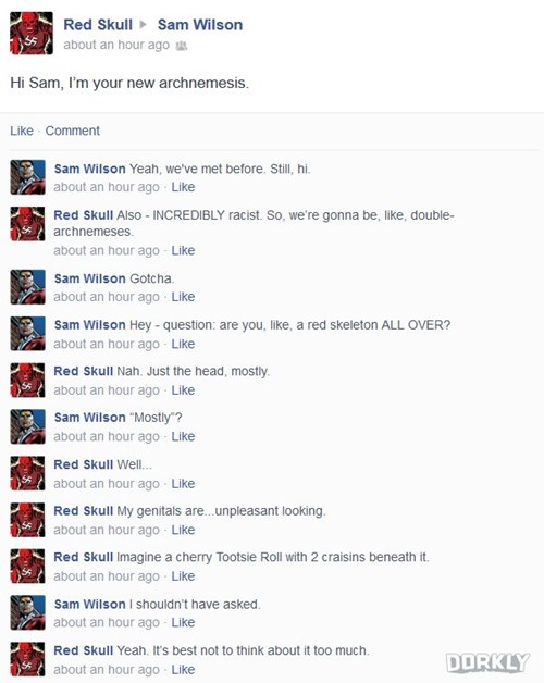 Don't Worry Red Skull, There's Someone Out There Who's Into That ...