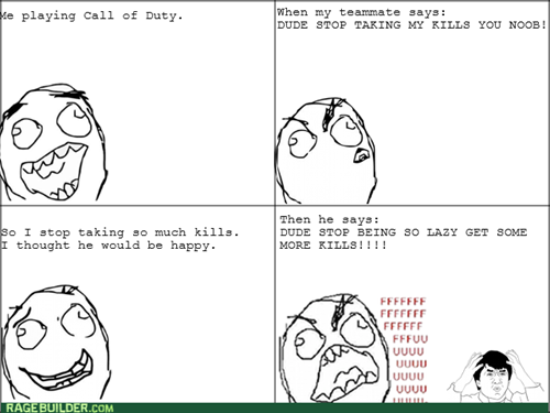 Call of Duty Players - Rage Comics - rage comics