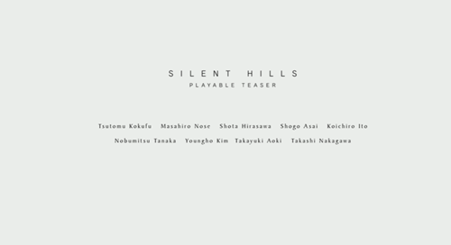 Sony's PT Was Actually a Playable Teaser for Silent Hills - Video Game ...
