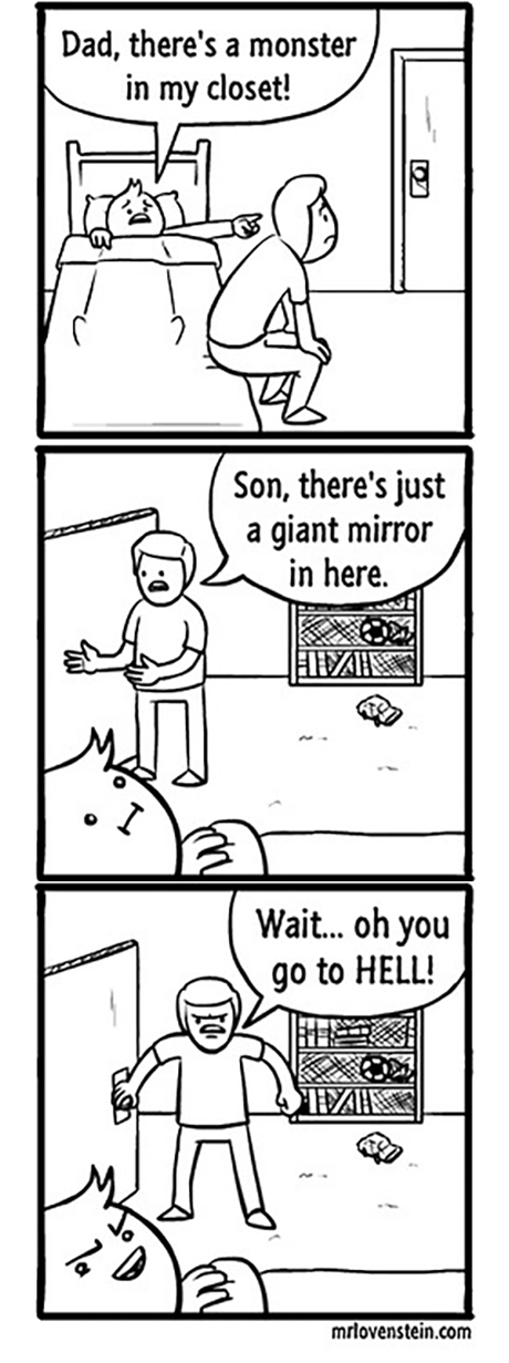 Childhood Monsters - Web Comics - 4koma comic strip, webcomics, web comics