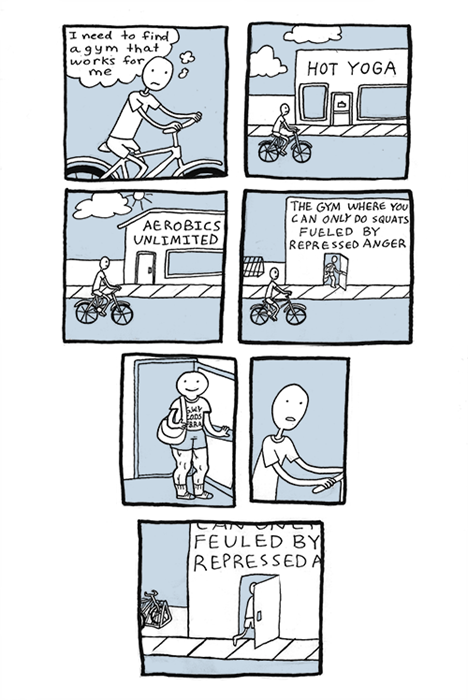 The Perfect Gym - Web Comics - 4koma comic strip, webcomics, web comics