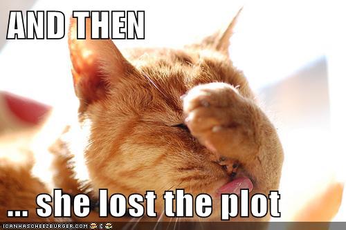 AND THEN ... she lost the plot - Cheezburger - Funny Memes | Funny Pictures