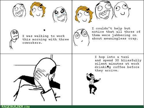 The Best Way to Commute - Rage Comics - rage comics
