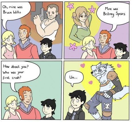 Who Was Your First Crush? - Web Comics - 4koma comic strip, webcomics ...